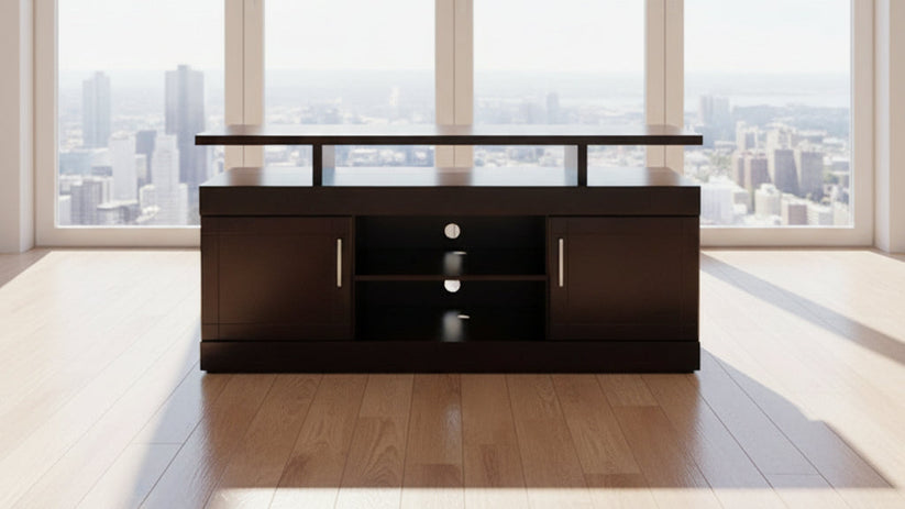 Plasma Stand MOD14 Dark Brown – Dongmo Furniture and Electronics